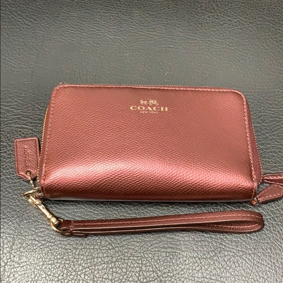 Coach | Bags | Coach Plum Small Wallet | Poshmark